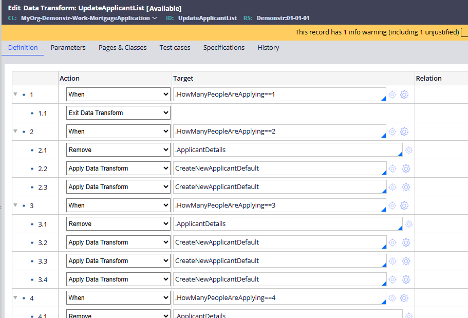 Form refresh settings: The artist formally known as “on change, run data transform..” | Pega ...